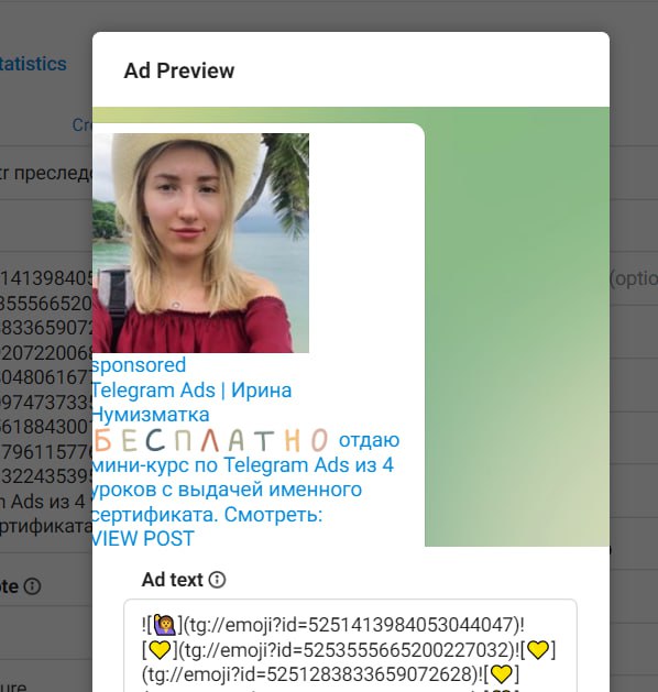 Telegram-канал "Telegram Ads | Ирина Нумизматка" — @irina_trafik — TGStat